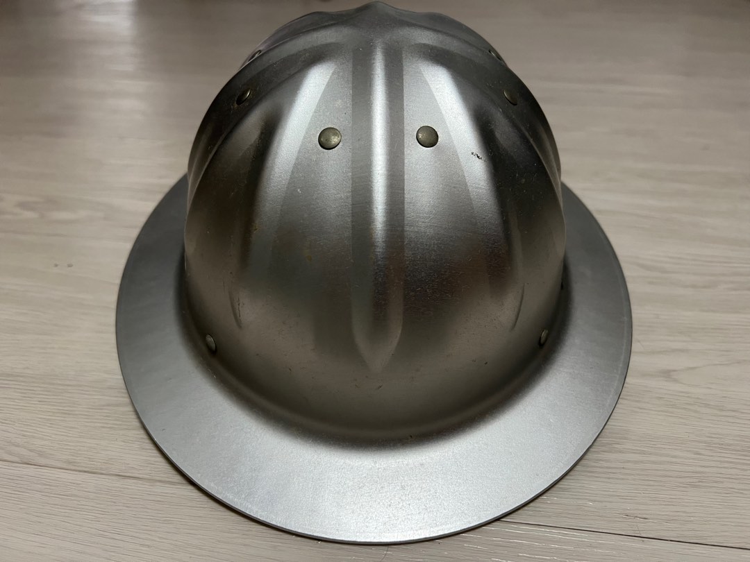 Vintage Aluminium Safety Helmet, Men's Fashion, Watches & Accessories ...