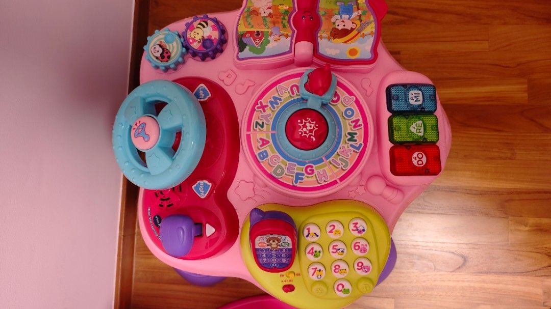 VTech magic star learning table activity, Babies & Kids, Infant ...