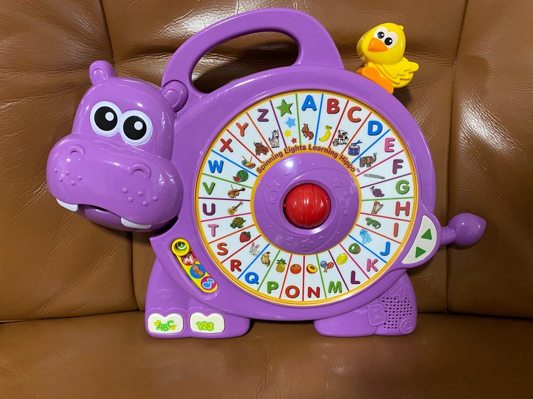 VTech Spinning Lights Learning Hippo, Babies & Kids, Infant Playtime on ...