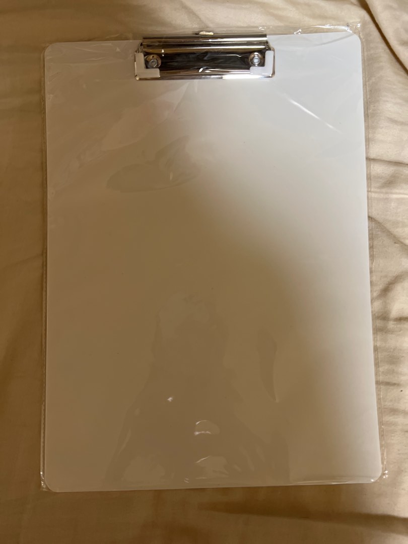 White A4 Size File Clip, Hobbies & Toys, Stationery & Craft, Stationery ...