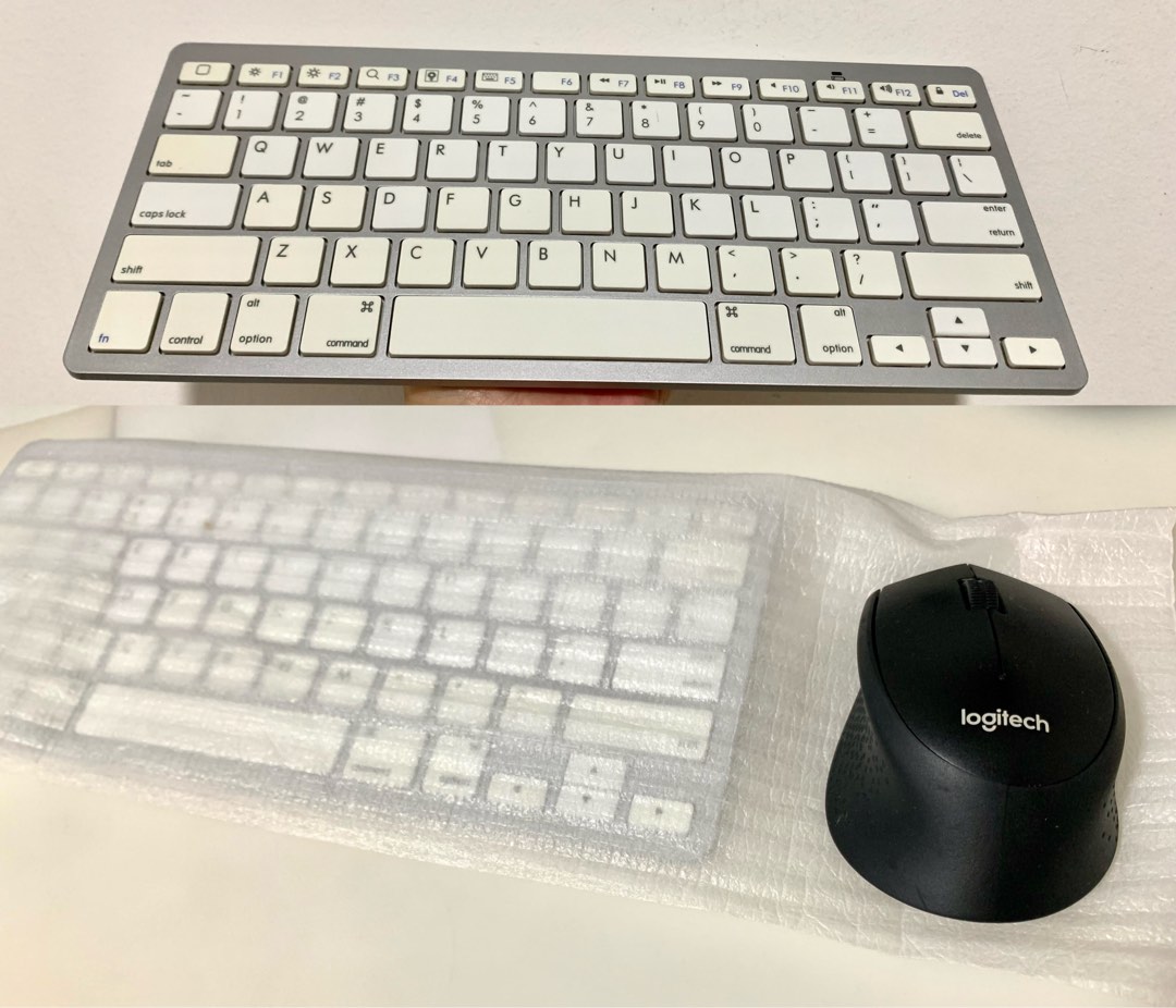 Wireless keyboard and logi mouse, Computers & Tech, Parts & Accessories ...