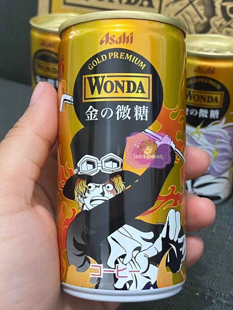 [WONDA] X [ONE PIECE] Gold 185g (100php each), Food & Drinks, Beverages ...