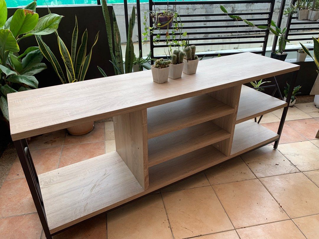 Wooden TV rack for sale, Furniture & Home Living, Furniture, Tables ...