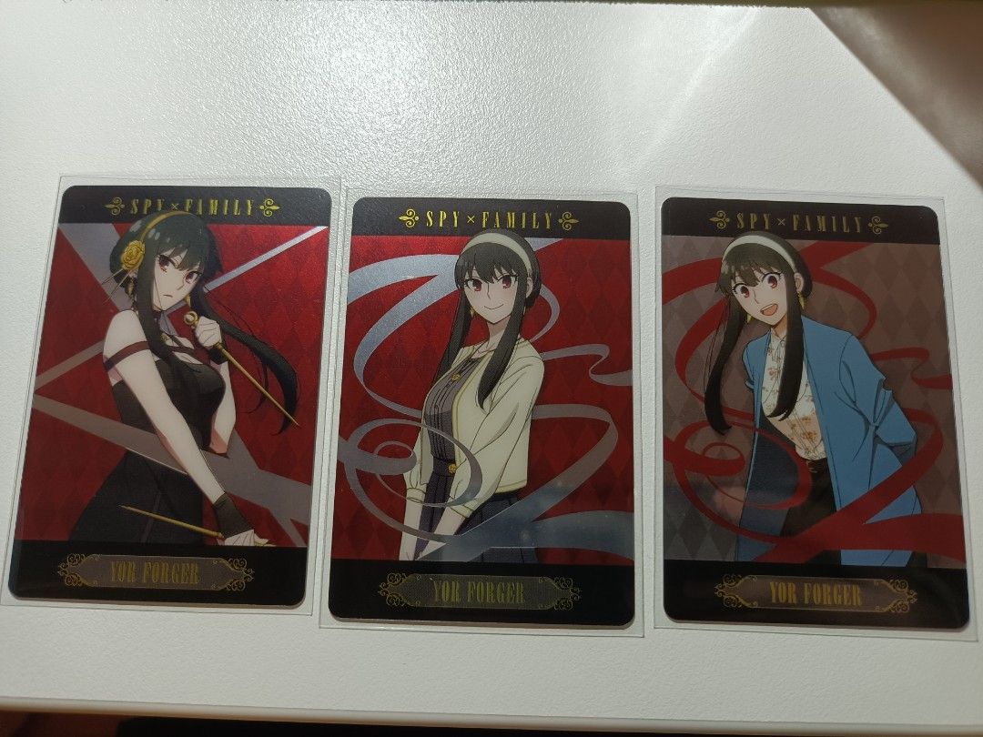 WTS Spy x family Yor forger metal card set, Hobbies & Toys, Toys ...