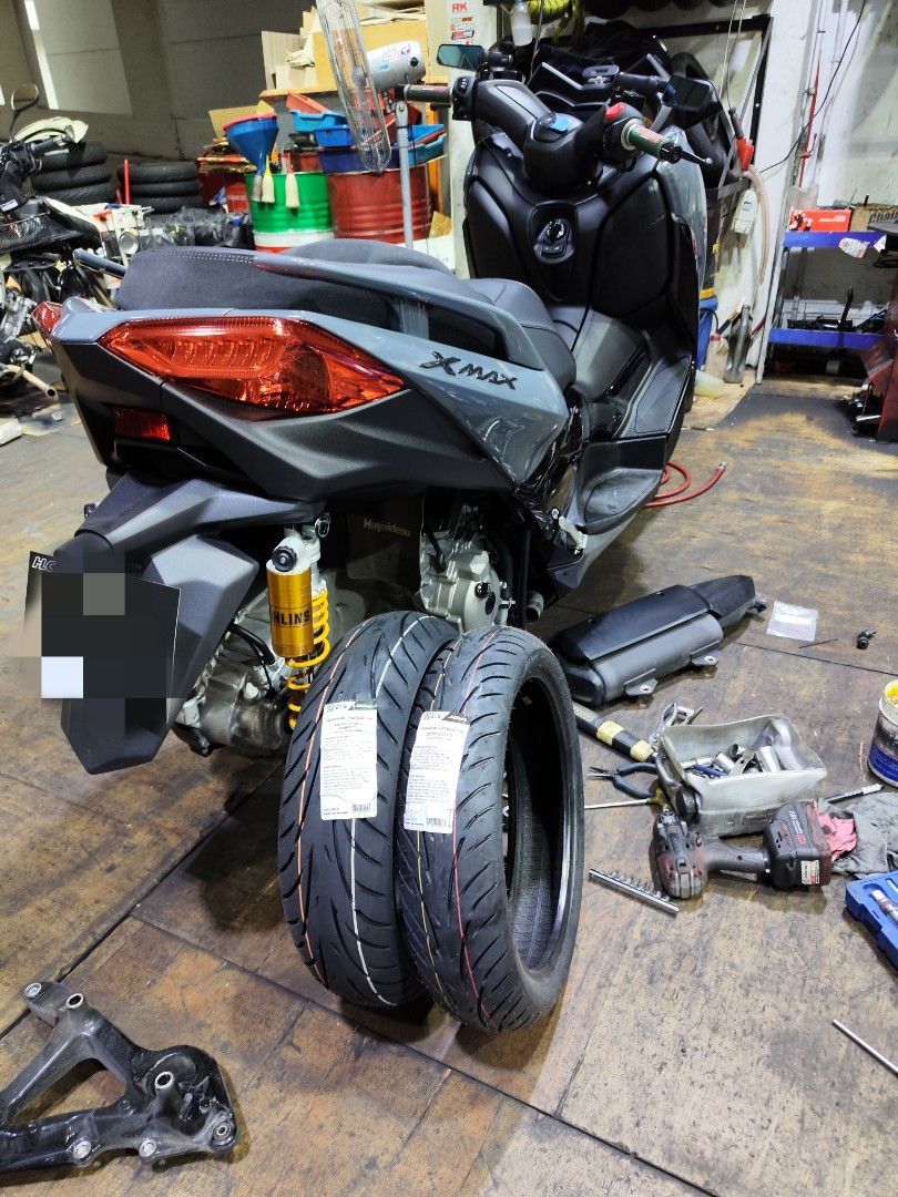 Xmax Mitas Touring Force Tyre, Motorcycles, Motorcycle Accessories on ...