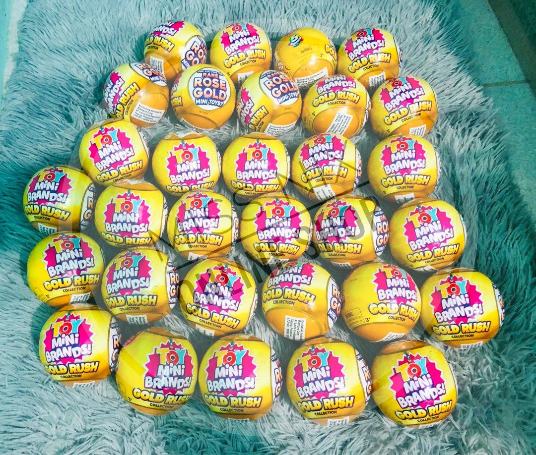 Zuru TOY Mini Brands GOLD RUSH Collection, Hobbies & Toys, Toys & Games ...