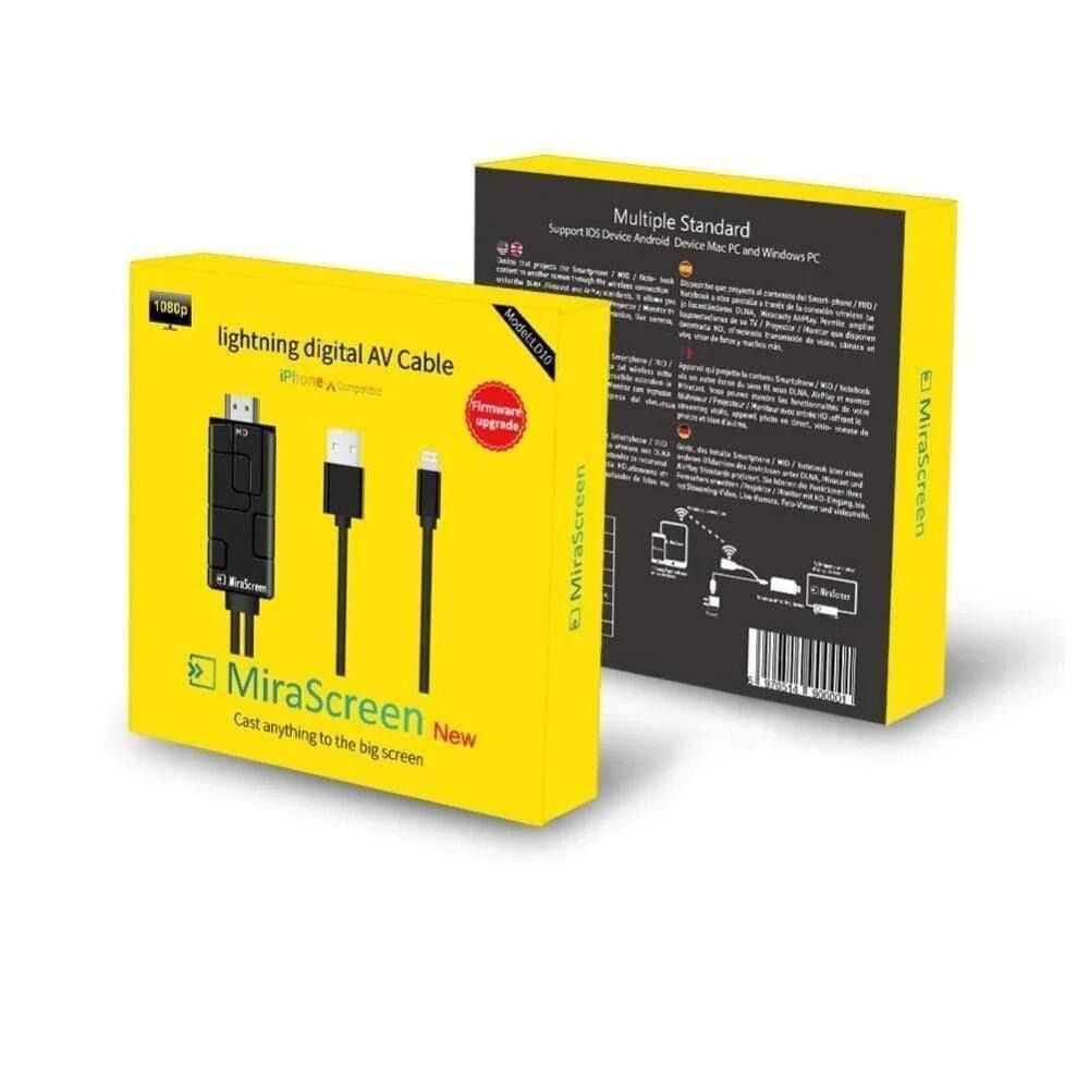 2022 Mirascreen Lightning / Type-C to HDMI Cable, 電腦＆科技, 電腦周邊及配件, 電腦線 ...