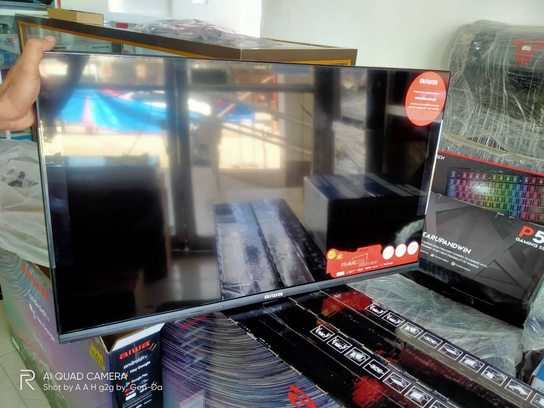 32" FRAMELESS LED HD ANDROID SMART TV, TV & Home Appliances, TV ...