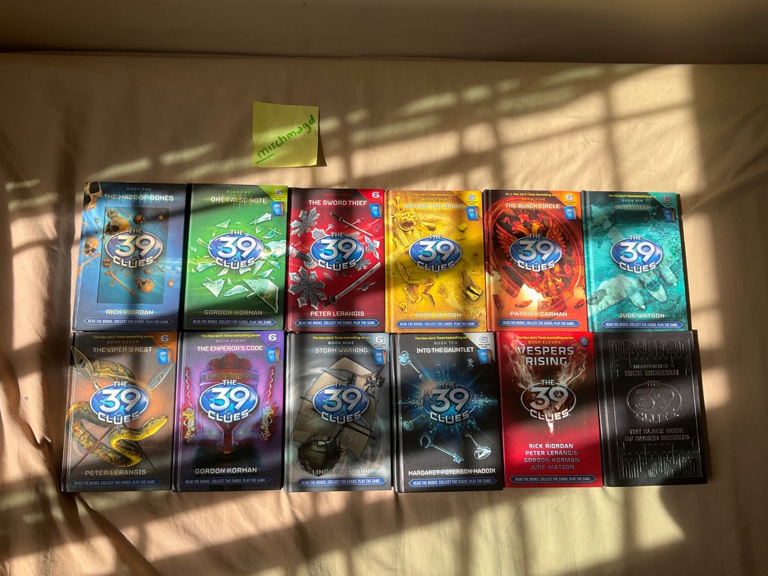 39 Clues, Series 1: The Clue Hunt [HB, complete cards], Hobbies & Toys ...