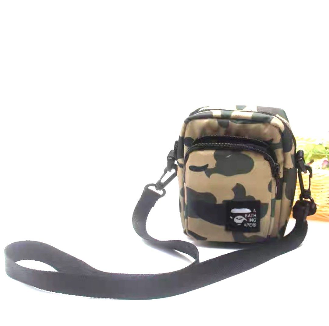 A Bathing Ape Sling bag | Waterproof Bape Casual Camouflage Cross-body ...