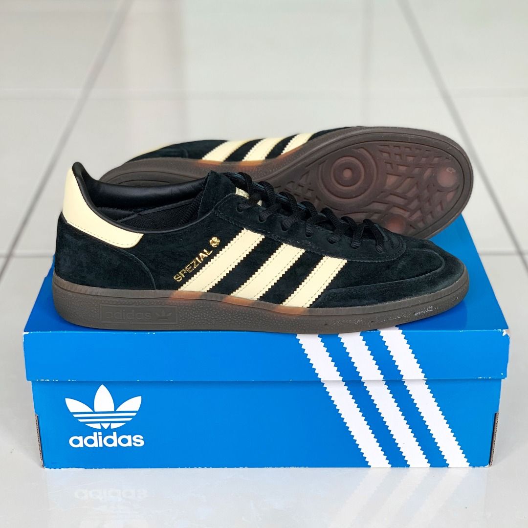 Adidas Originals Handball Spezial St Patricks Day 特別版 德訓鞋 黑色 他的時尚 鞋類 運動鞋、球鞋在旋轉拍賣