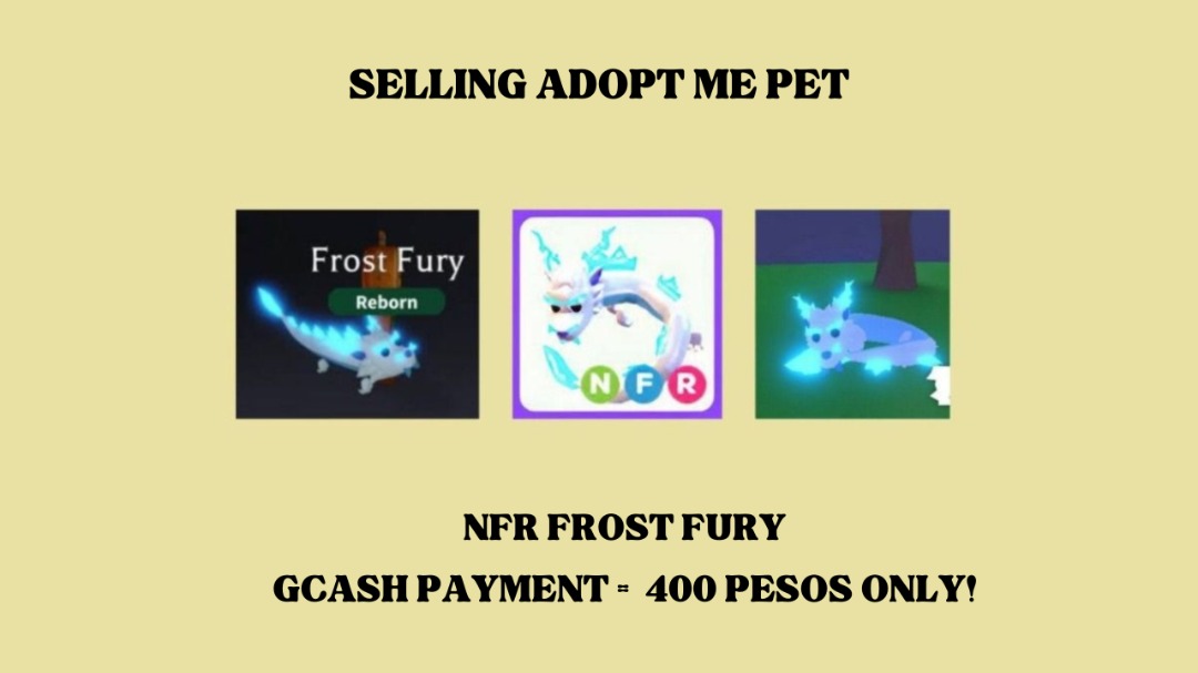 ADOPT ME NFRY FURY, Video Gaming, Gaming Accessories, In-Game Products ...