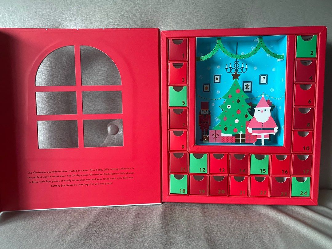Advent calendar keepsake box without candies, 女裝, 飾物及配件, 飾物架、飾物盒、飾物收納盒 ...
