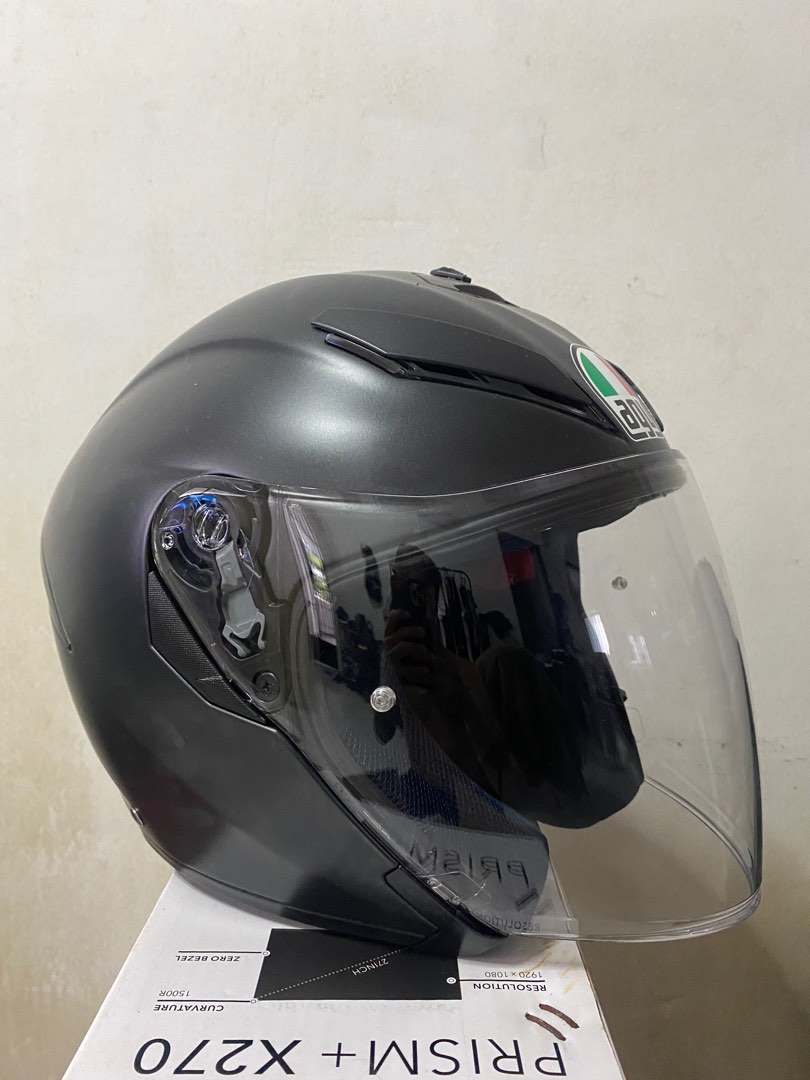 AGV K5 MATTE BLACK, Motorcycles, Motorcycle Apparel on Carousell