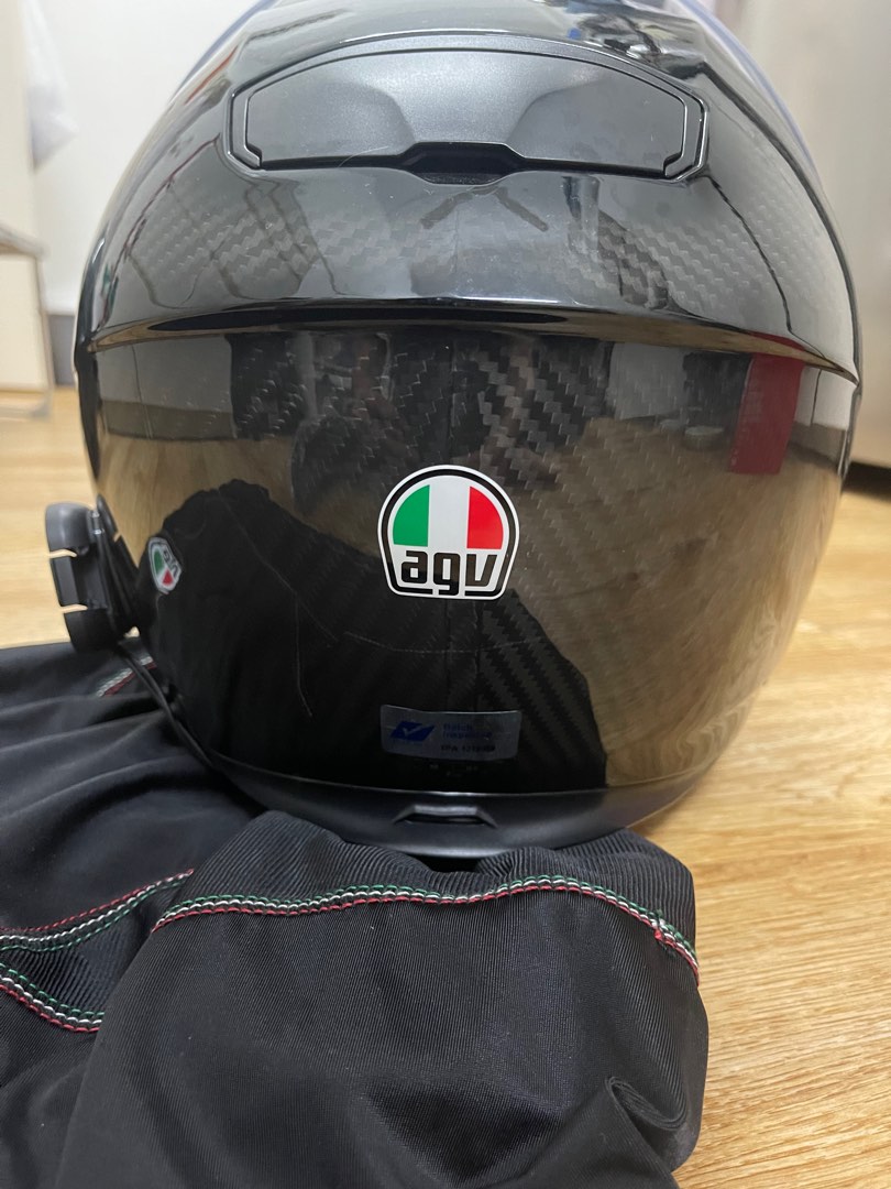 AGV SPORT MODULAR CARBON FIBER (M)SIZE, Motorcycles, Motorcycle Apparel ...