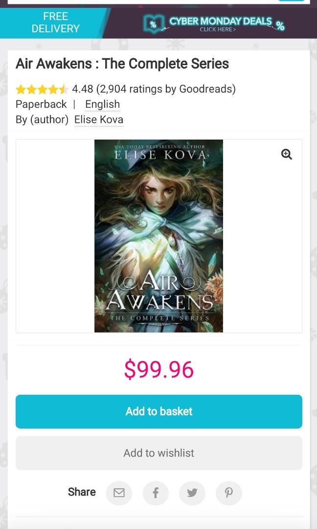 Air Awakens complete series of 5 books by elise kova, Hobbies & Toys ...