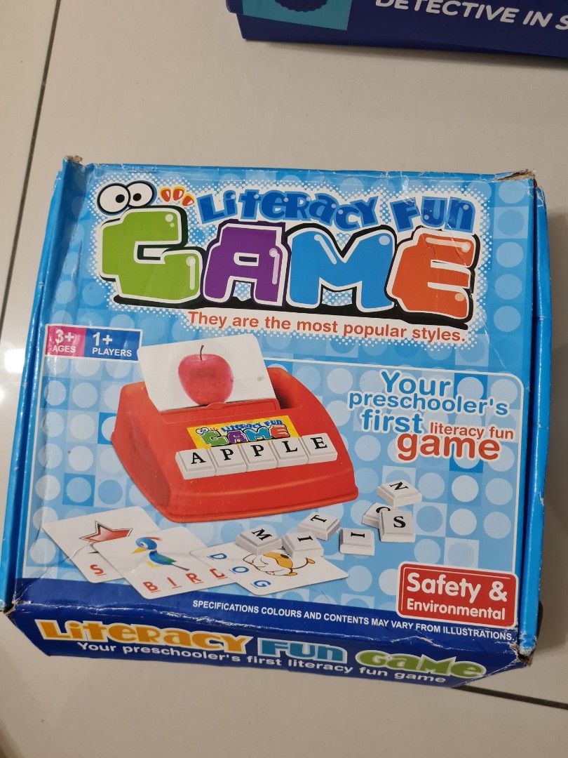 Alphabet learning game, Hobbies & Toys, Toys & Games on Carousell