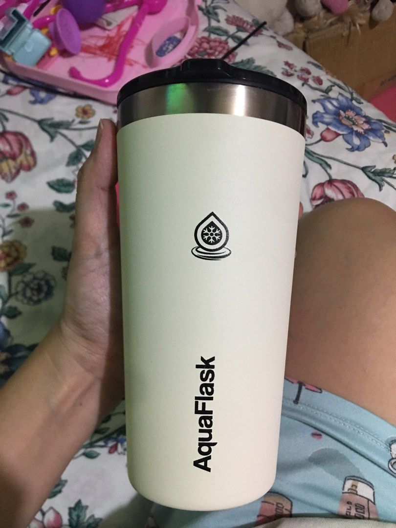 Aquaflask insulated cup 20oz (Ivory), Furniture & Home Living ...