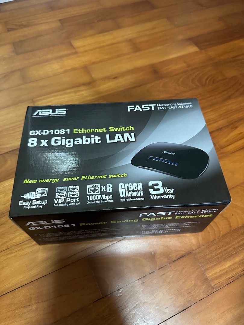 Asus gigabit switch, Computers & Tech, Parts & Accessories, Networking ...