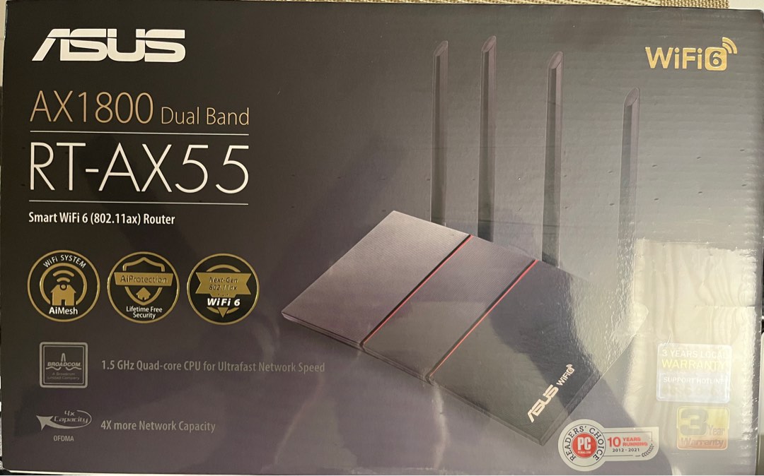 Asus RT-AX55, Computers & Tech, Parts & Accessories, Networking on ...