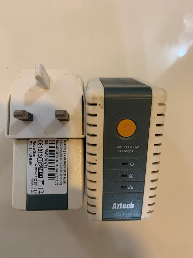 Aztech Homeplug HL109E, Computers & Tech, Parts & Accessories ...