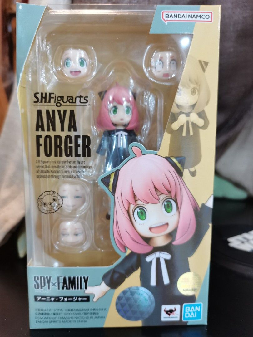 Bandai SHF S.H.Figuarts Spy X Family Anya Forger Action Figure, Hobbies ...