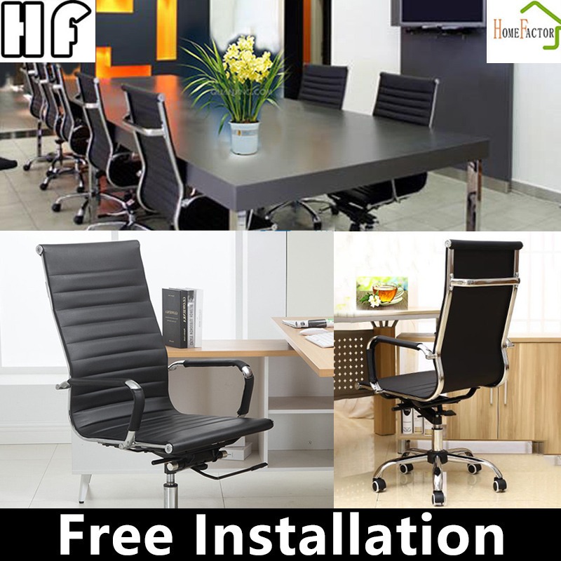 Black Computer Chair Brand New！！Office Chair Leather Chair, Furniture ...