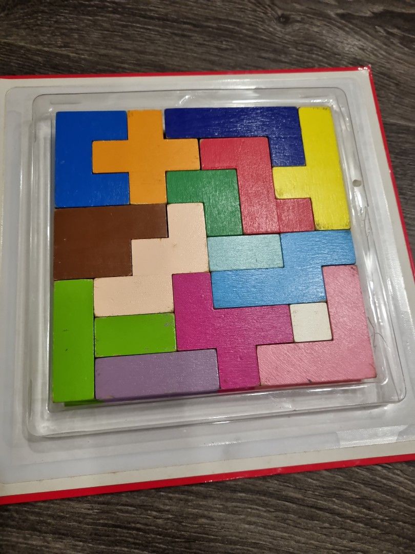 Brainstorm wooden creative blocks IQ puzzles, Hobbies & Toys, Toys ...