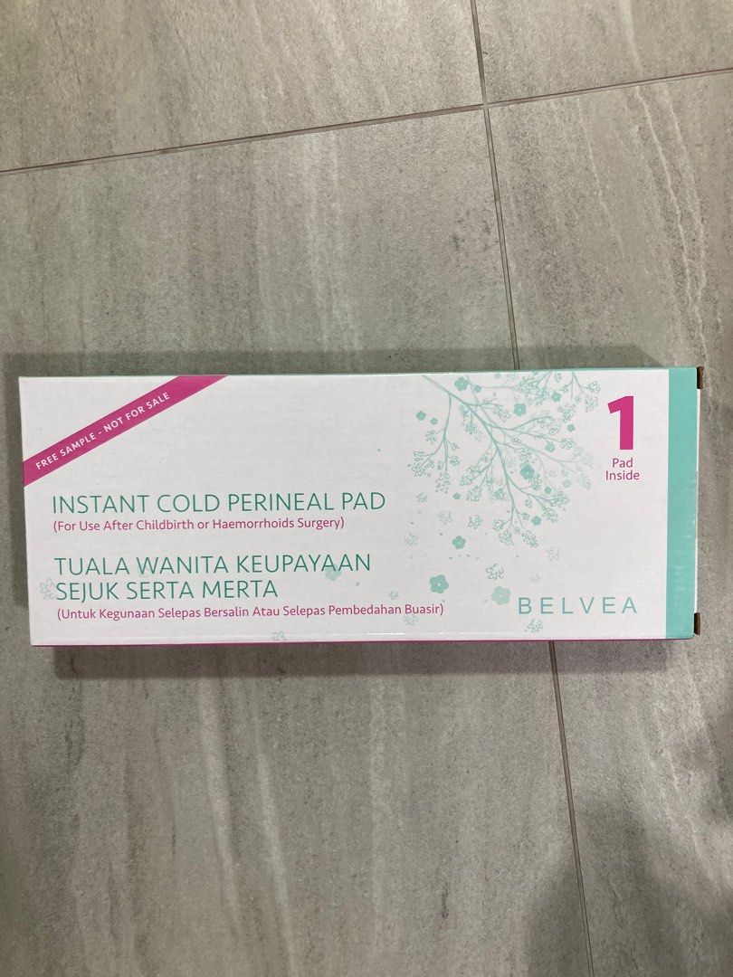 [BRAND NEW] Belvea Instant Cold Perineal Pad, Babies & Kids, Maternity ...
