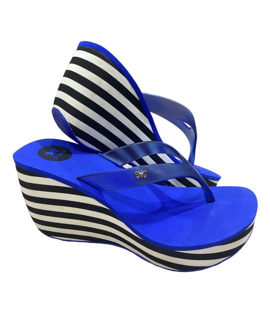 Branded Zaxy wedge Sandals, Women's Fashion, Footwear, Wedges on Carousell