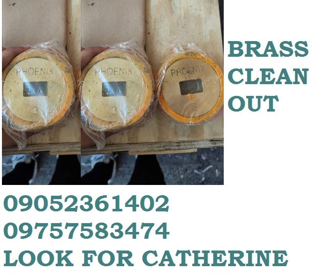 BRASS CLEAN OUT, Commercial & Industrial, Industrial Equipment on Carousell
