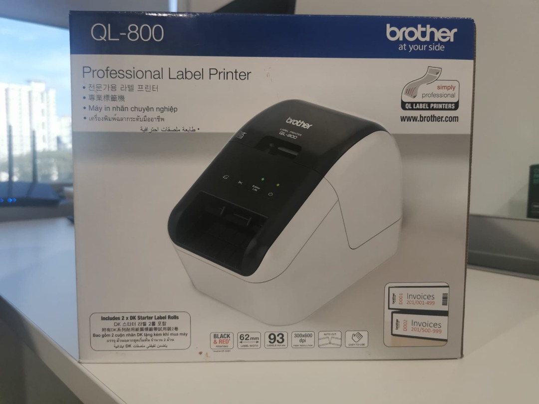 BROTHER QL-800 Label High-Speed Professional Label Printer, Computers ...