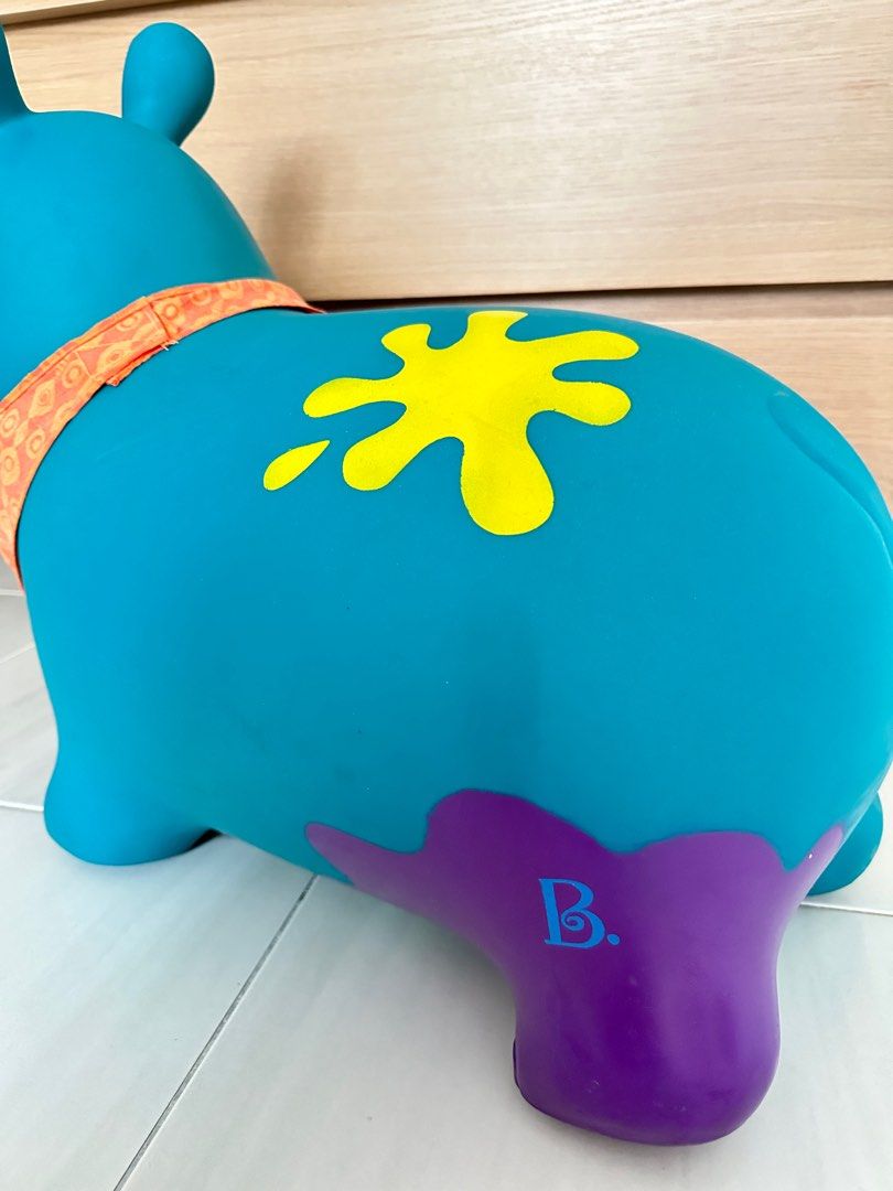 B.Toys Bouncy Boing Jumping Hippo, Babies & Kids, Infant Playtime on Carousell
