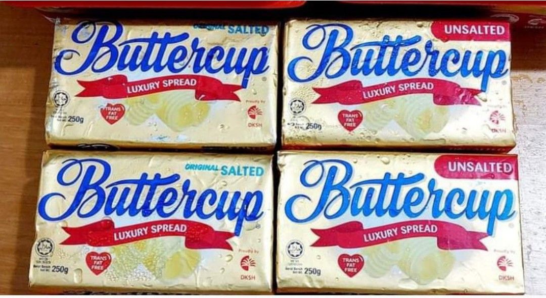 Buttercup Butter Spread Block - Original Salted / Unsalted 250g ...