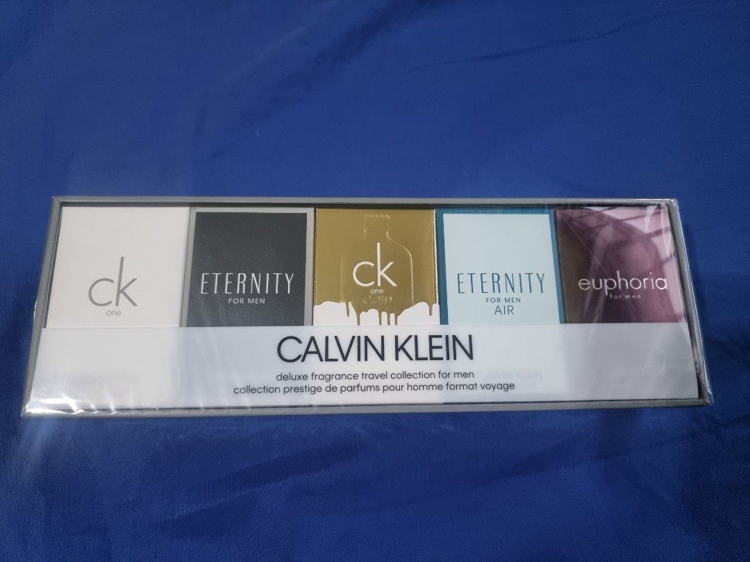 Calvin Klein (CK) Men Miniature Coffret Set 10ml*5 (Brand New), Beauty ...