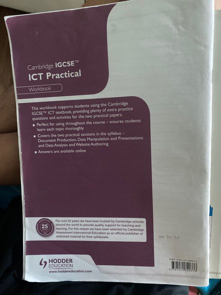 Cambridge IGCSE ICT Workbook, Hobbies & Toys, Books & Magazines ... Cambridge IGCSE ICT Workbook, Hobbies & Toys, Books & Magazines ...