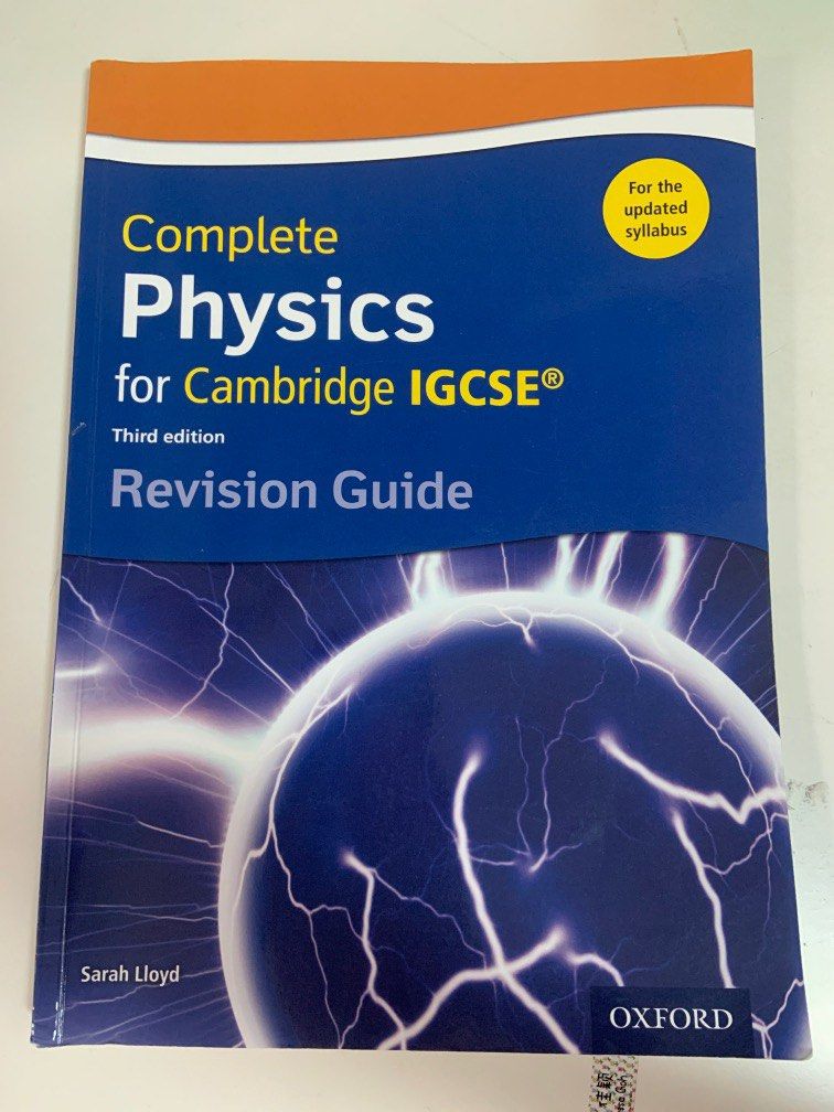 Cambridge IGCSE Physics Revision Guide & Textbook Third Edition ...