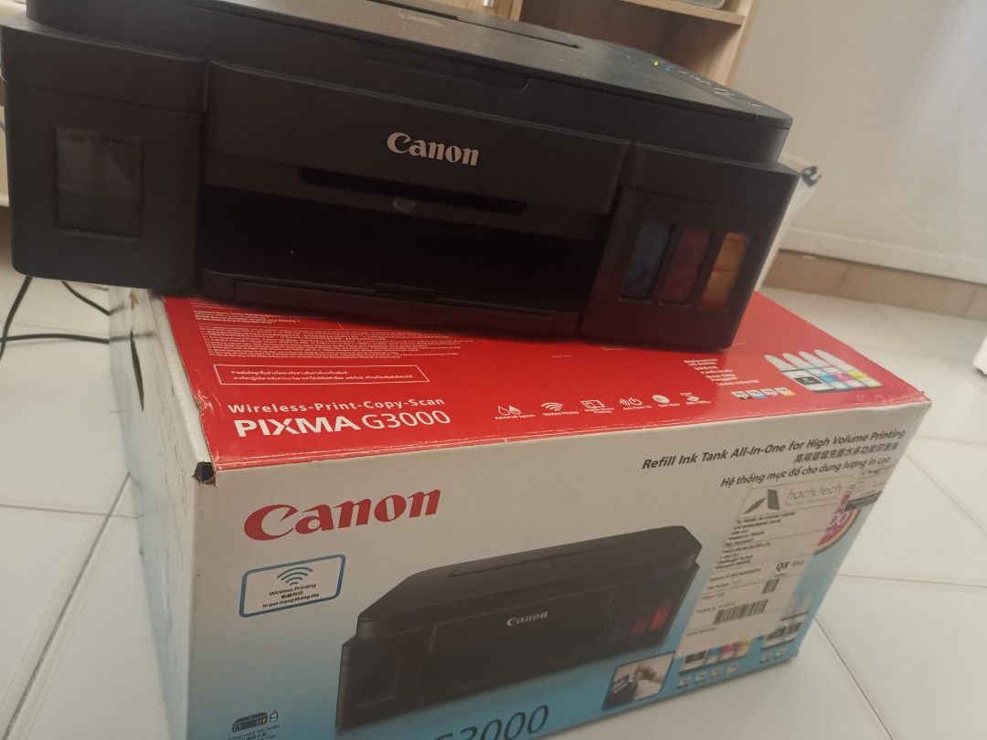 Canon G3000 ink tank printer, Computers & Tech, Printers, Scanners ...