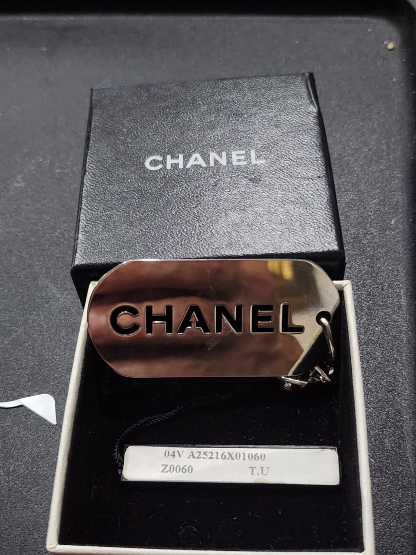 Chanel Dog Tag, Luxury, Accessories on Carousell