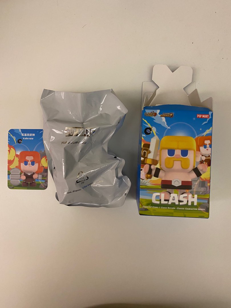 Clash Royale Popmart Valkyrie, Hobbies & Toys, Toys & Games on Carousell