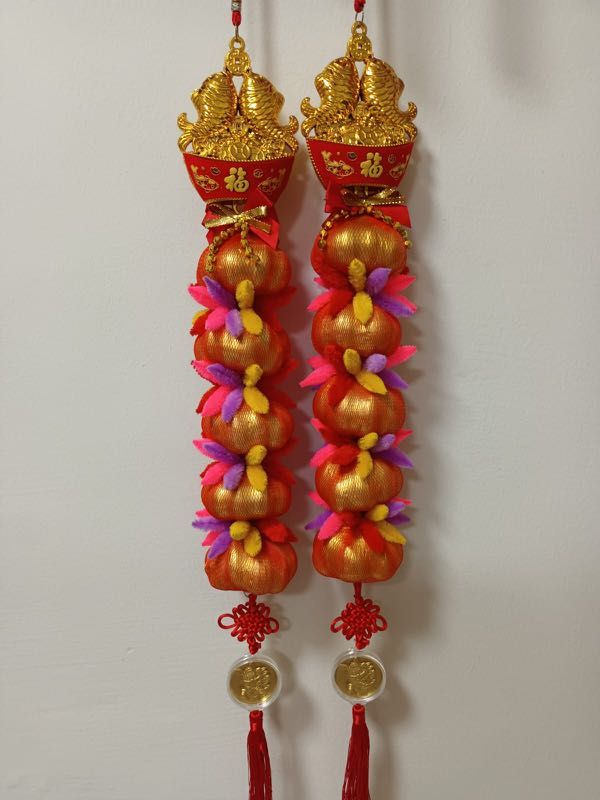 CNY garlic decorations 2023, Furniture & Home Living, Home Decor, Other ...