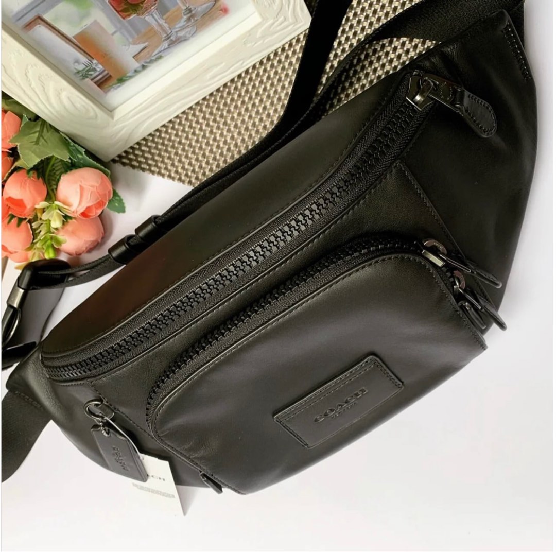 Coach Track Belt Bag, Men's Fashion, Bags, Belt bags, Clutches and ...