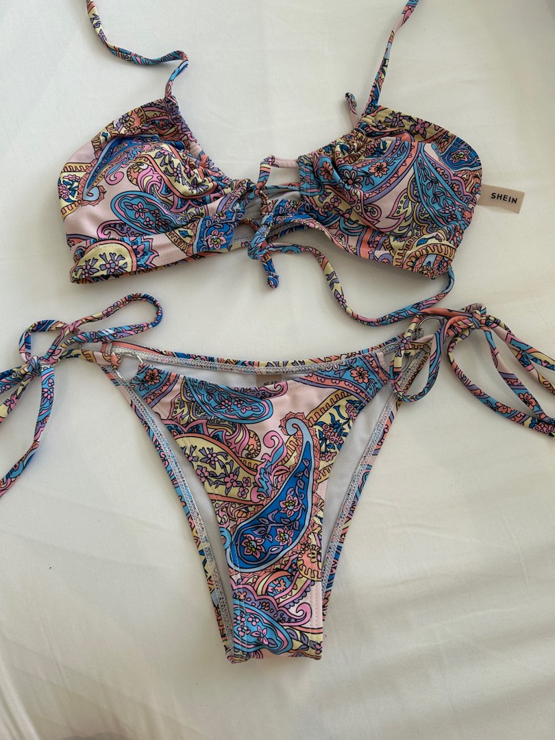 Colorful Bikini Set, Women's Fashion, Swimwear, Bikinis & Swimsuits on ...