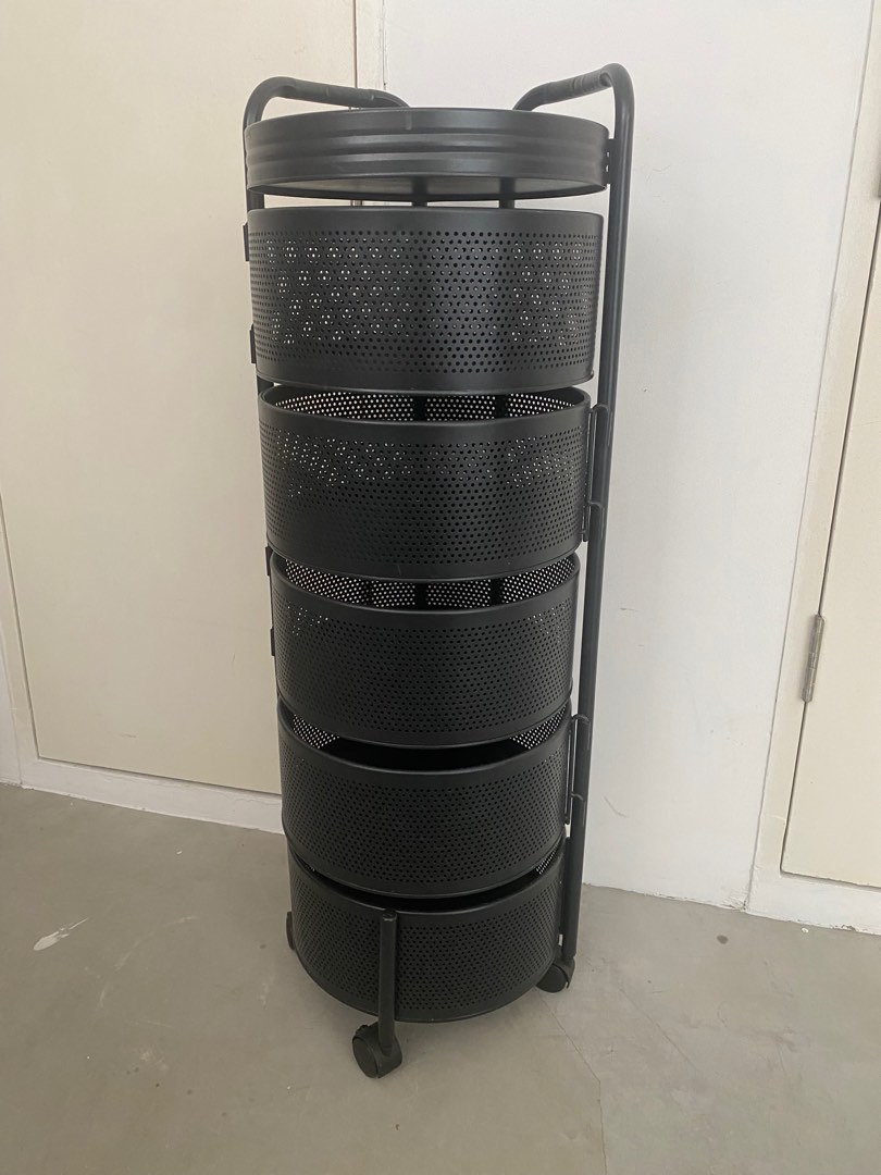 Compact portable drawers cabinet rollers shelves, Furniture & Home ...