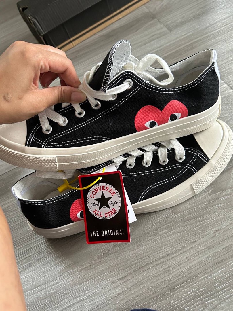 converse cdg, Women's Fashion, Footwear, Sneakers on Carousell