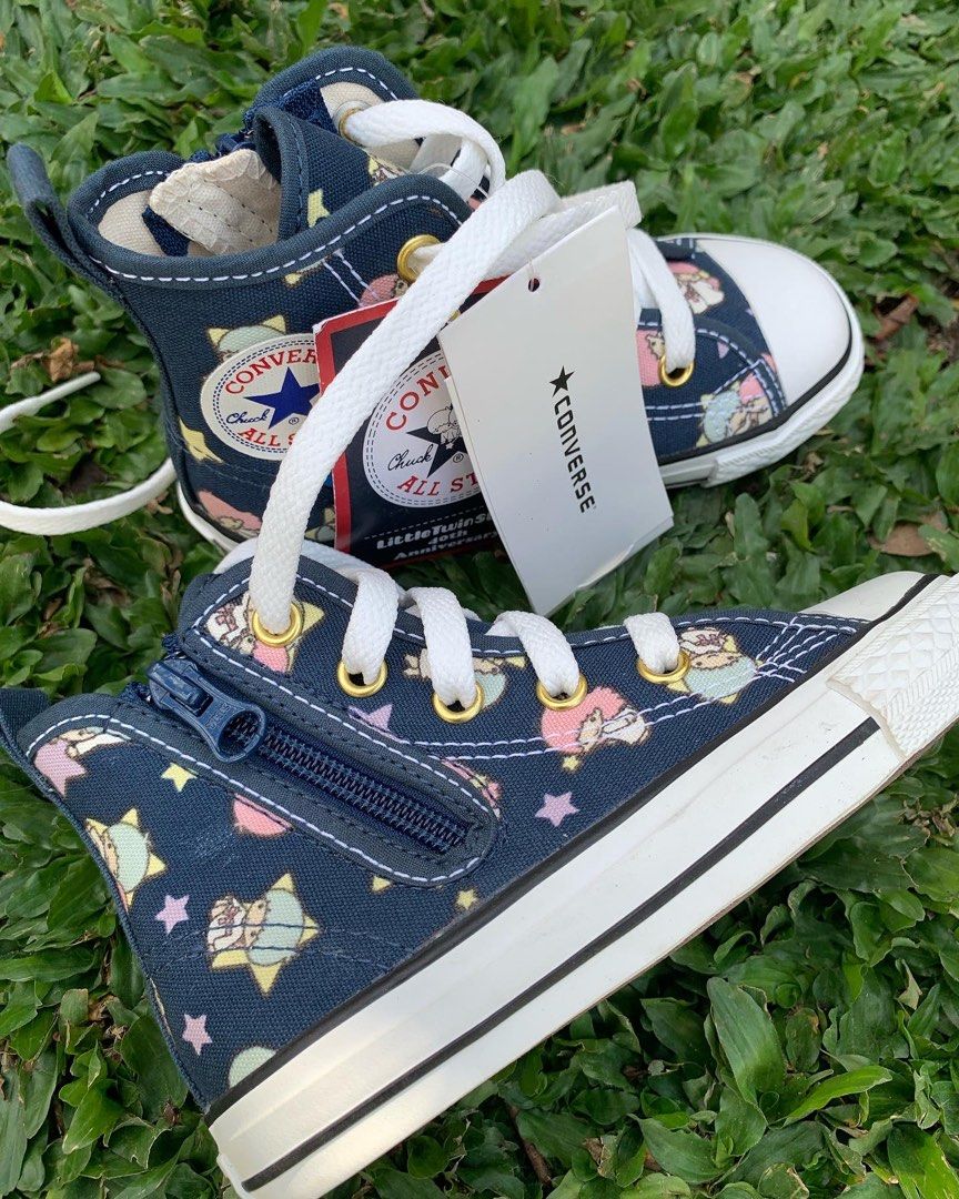 Converse x My little twin stars, Babies & Kids, Babies & Kids Fashion ...