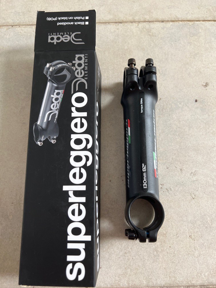 Deda superleggero stem 130mm, Sports Equipment, Bicycles & Parts, Parts ...