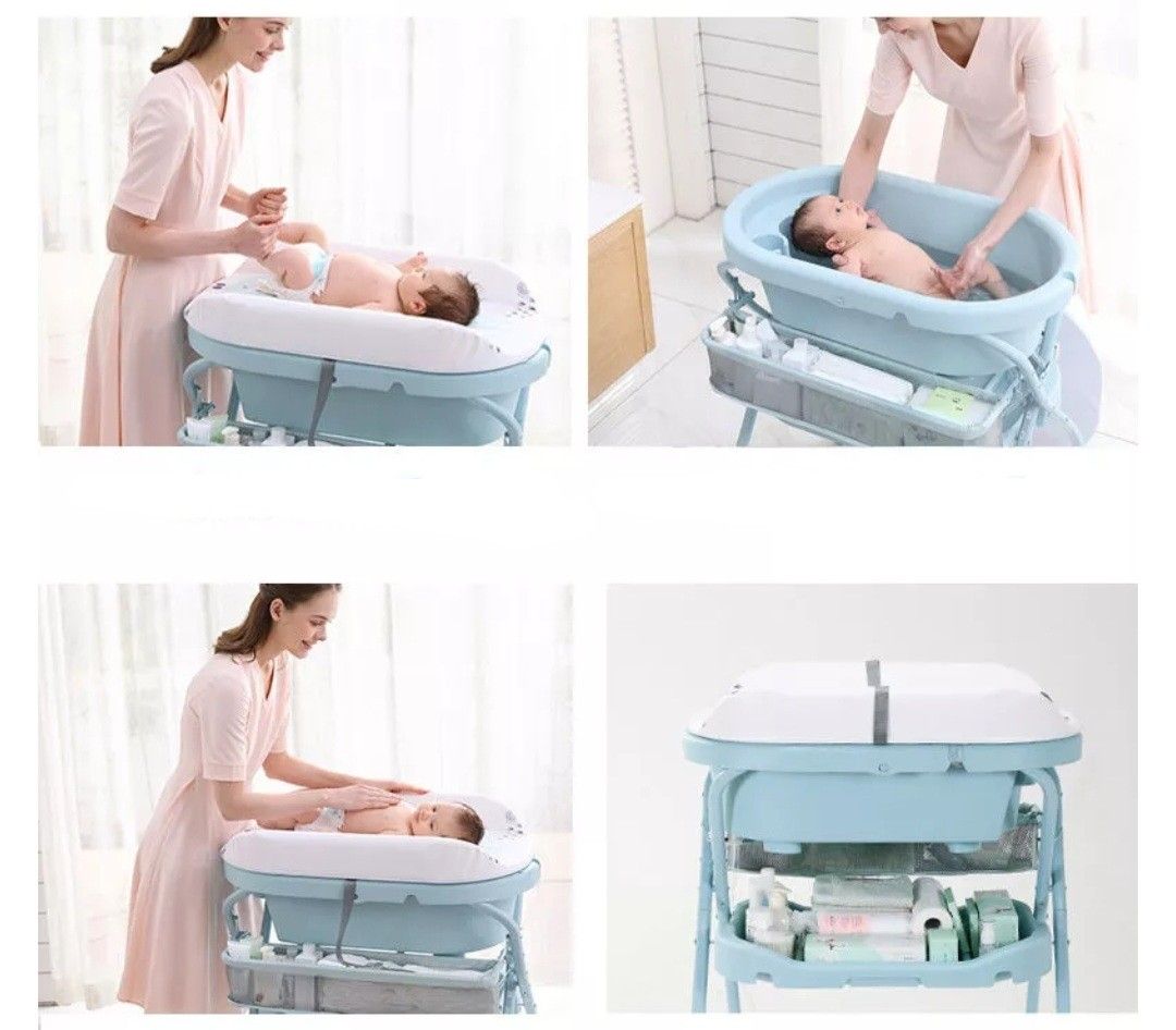 Diaper changing & bathing station, Babies & Kids, Baby Nursery & Kids Furniture, Changing Tables ...