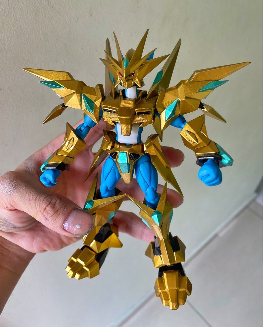 Digimon Figure Rise Standard Magnamon Anti Body X part, Hobbies & Toys ...