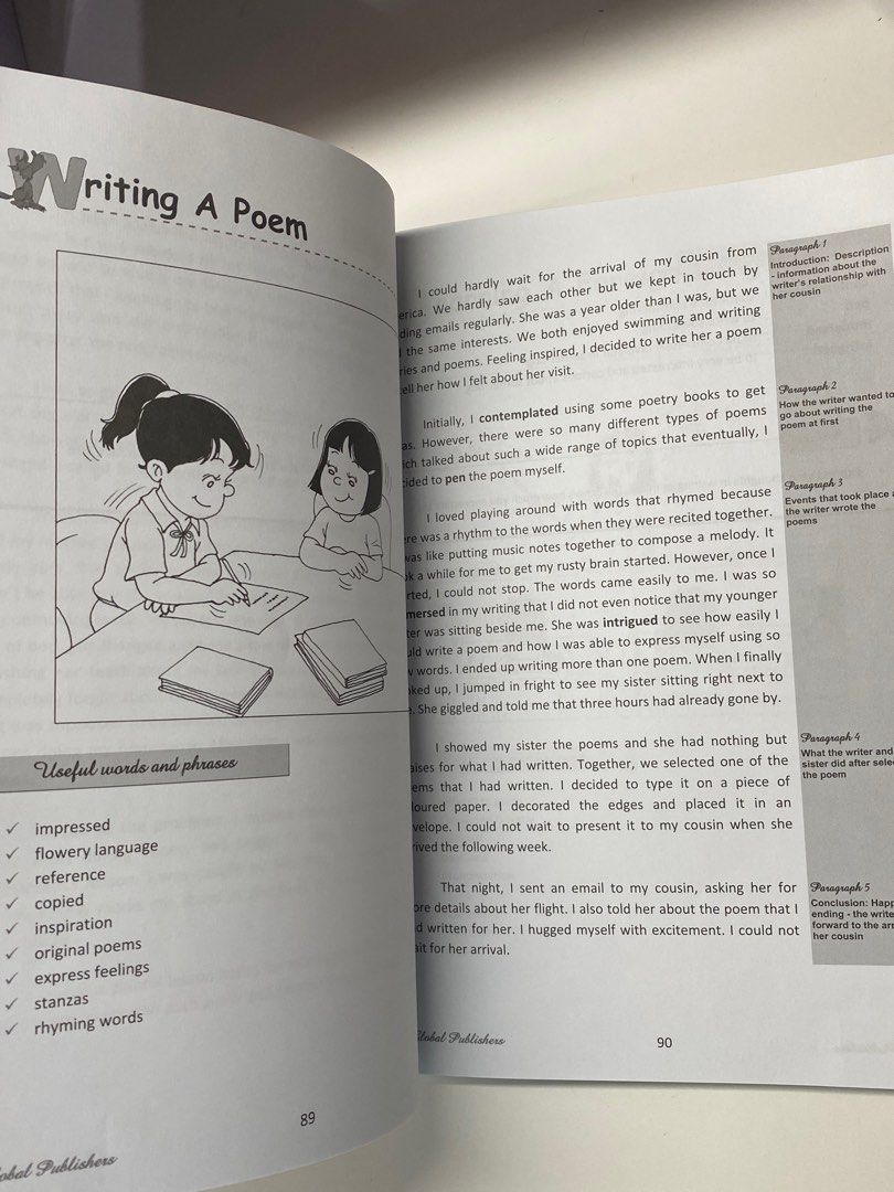 english creative writing model compo/composition primary six primary 6 ...